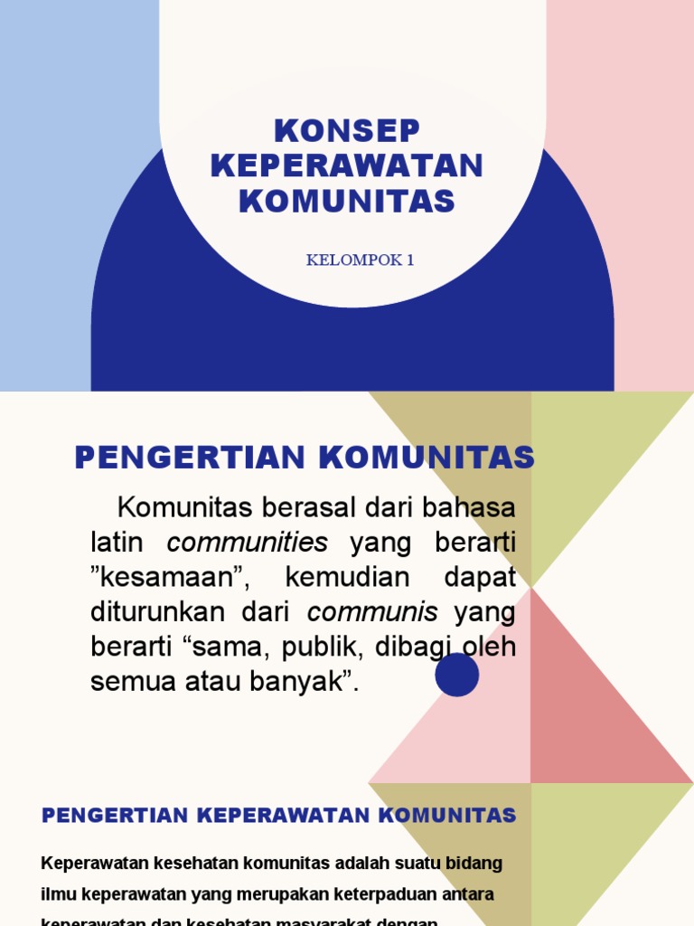 Konsep Keperawatan Komunitas | PDF