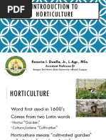Horticulture Intro | PDF | Horticulture | Plants
