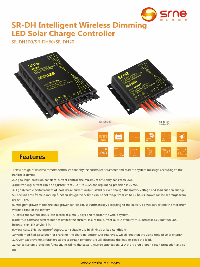 SCC Street Light Inc Led Driver PWM (Srne) (SR-DH) PDF | PDF