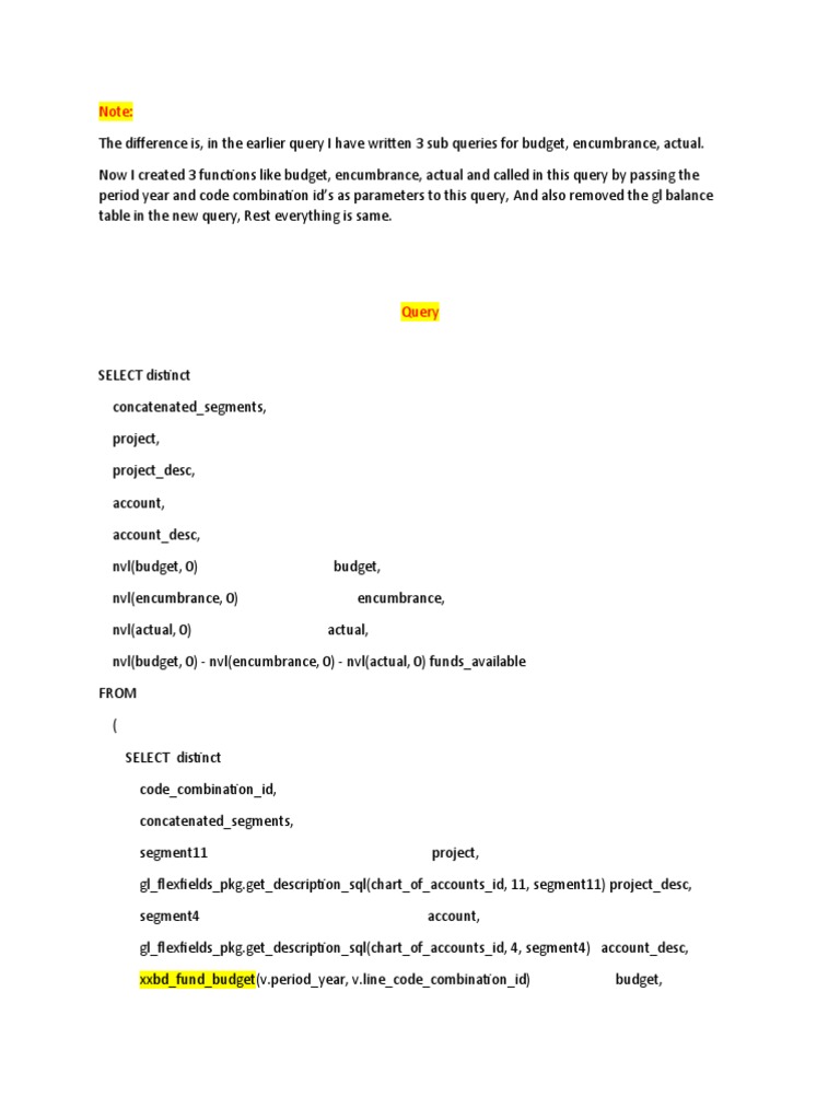 SQL Query Optimization for Finance | PDF | Teaching Methods & Materials