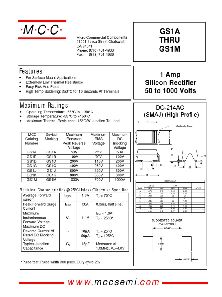 MCC PDF | PDF | Rectifier | Capacitor