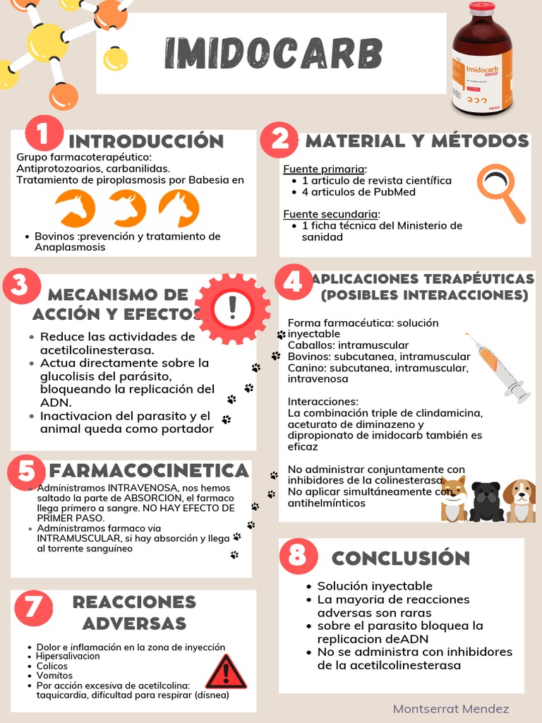 Imidocarb: Uso y Efectos en Animales | PDF | Medicamentos con receta ...