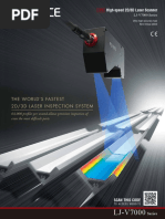 Keyence LJ-V7080 Sensor Specifications | PDF | Laser | Light