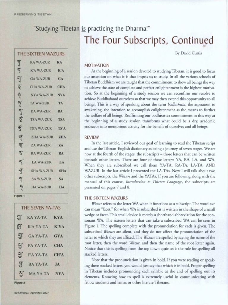 The Four Subscripts, Continued | PDF | Tibetan Buddhism | Enlightenment ...