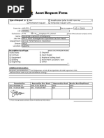 Asset Disposal Form | PDF | Waste Management | Waste