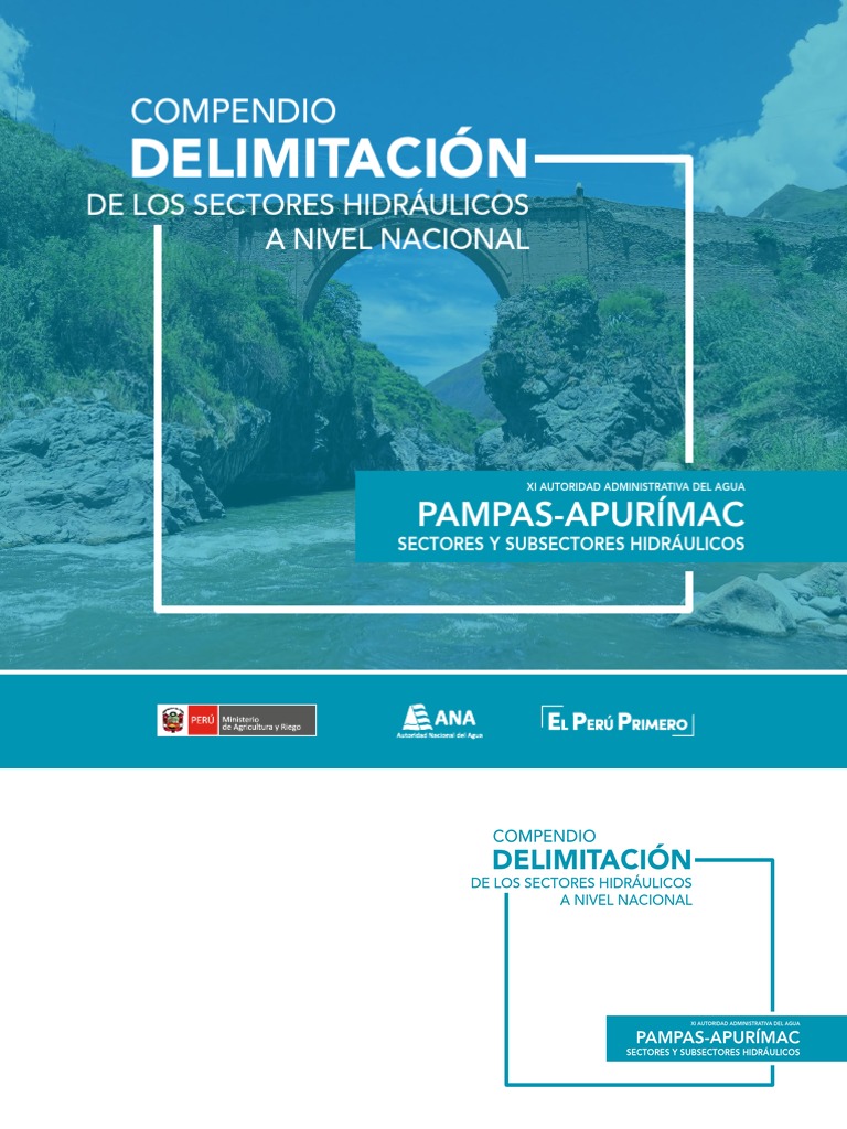 SECTORES y SUBSECTORES HIDRÁULICOS AAA BAJO APURIMAC PAMPAS | PDF | Agua | Infraestructura