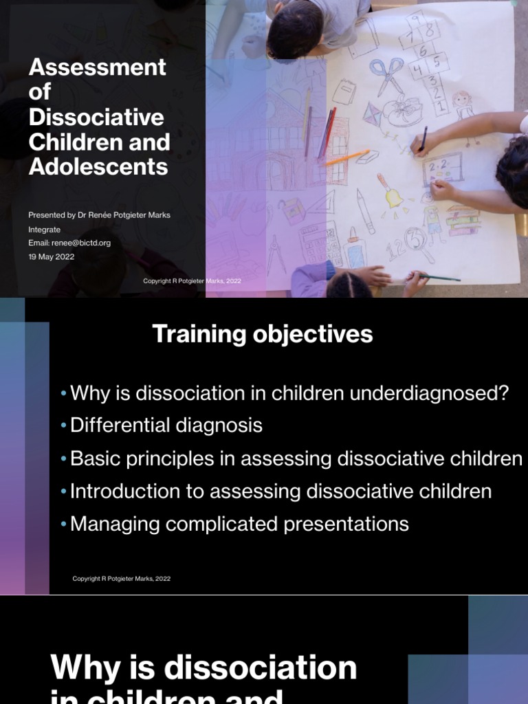 Handouts ESTD Assessment of Dissociation AK PDF | PDF | Dissociation ...