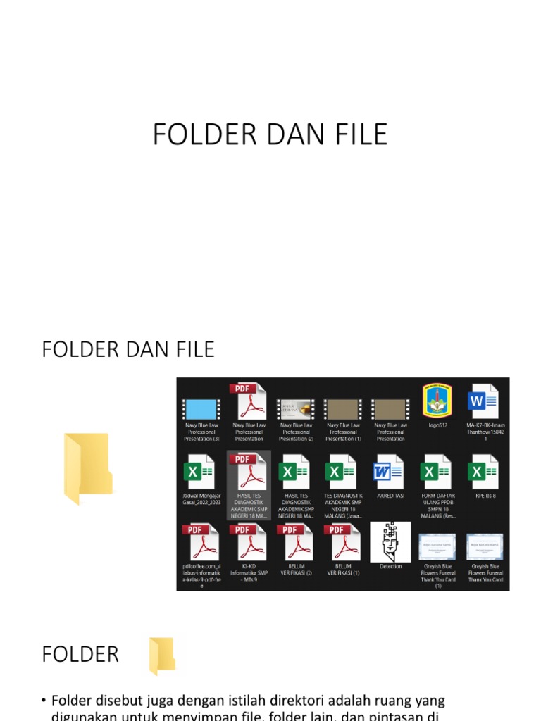 Pengelolaan Folder dan File Komputer | PDF