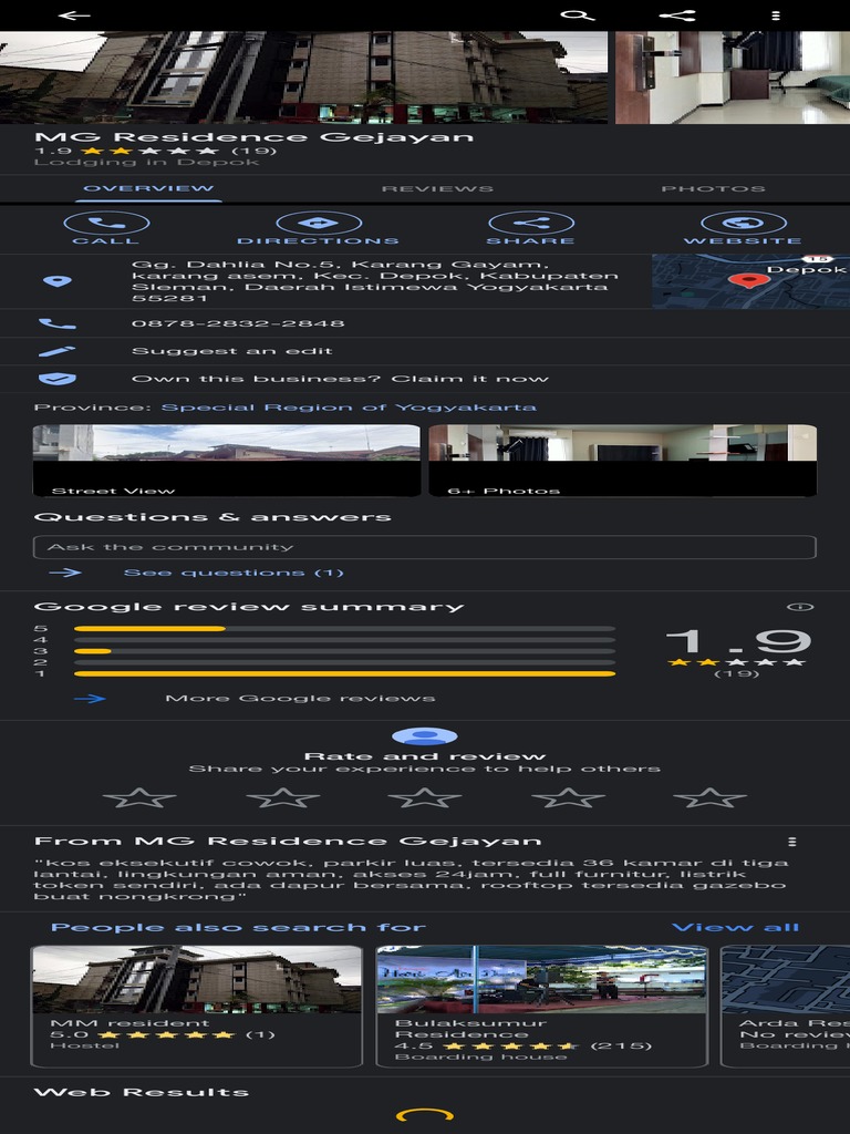 MG Residence Gejayan Overview | PDF