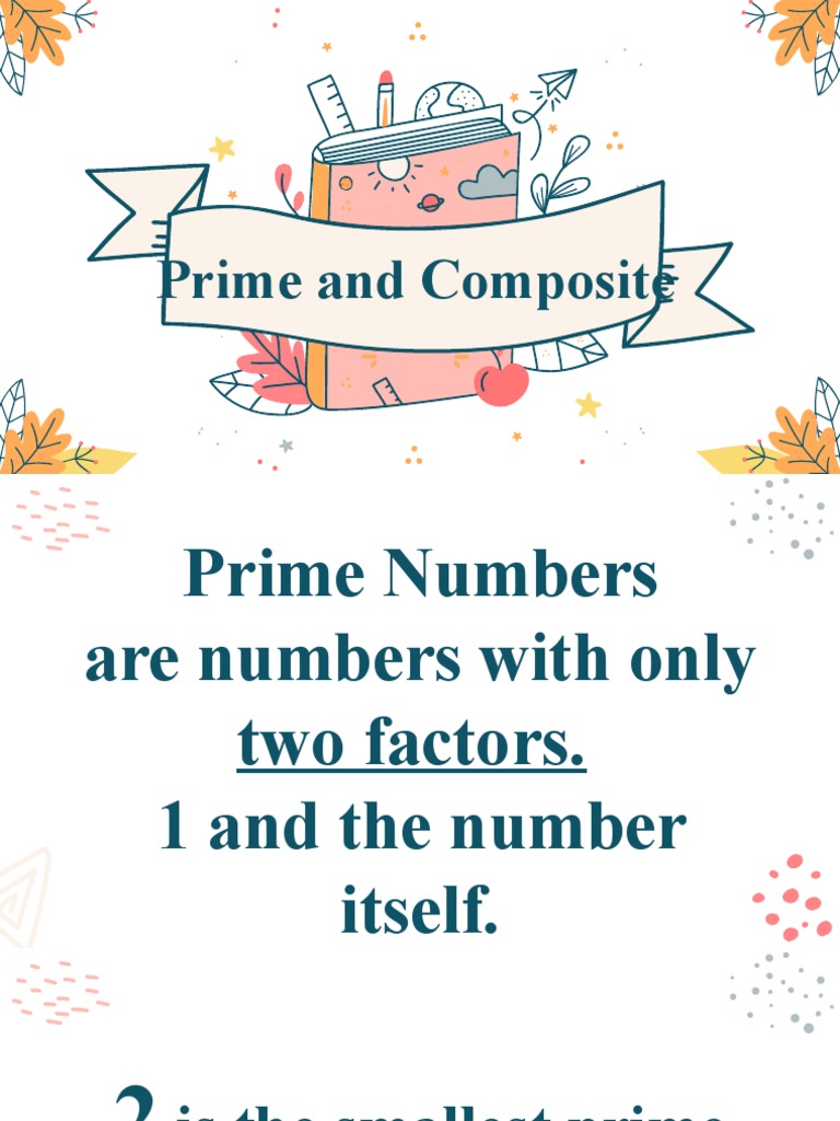 Prime and Composite Numbers Overview | PDF
