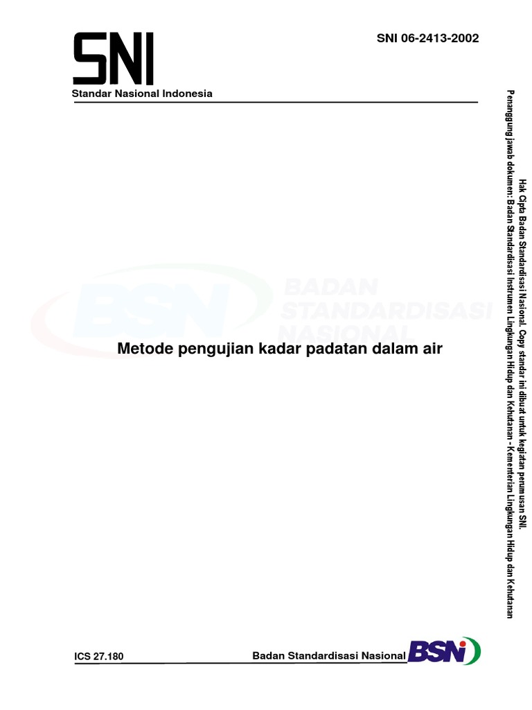 SNI-06-2413-2002-Metode Uji TDS.pdf | PDF