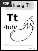 Letrang Aa Kindergarten Worksheets | PDF