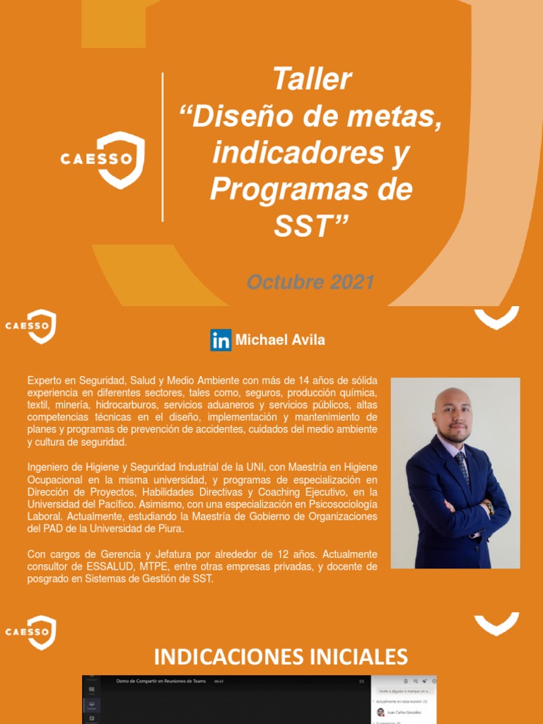 Diseño de Metas, Indicadores y Programas de SST PDF | PDF | Planificación | Auditoría