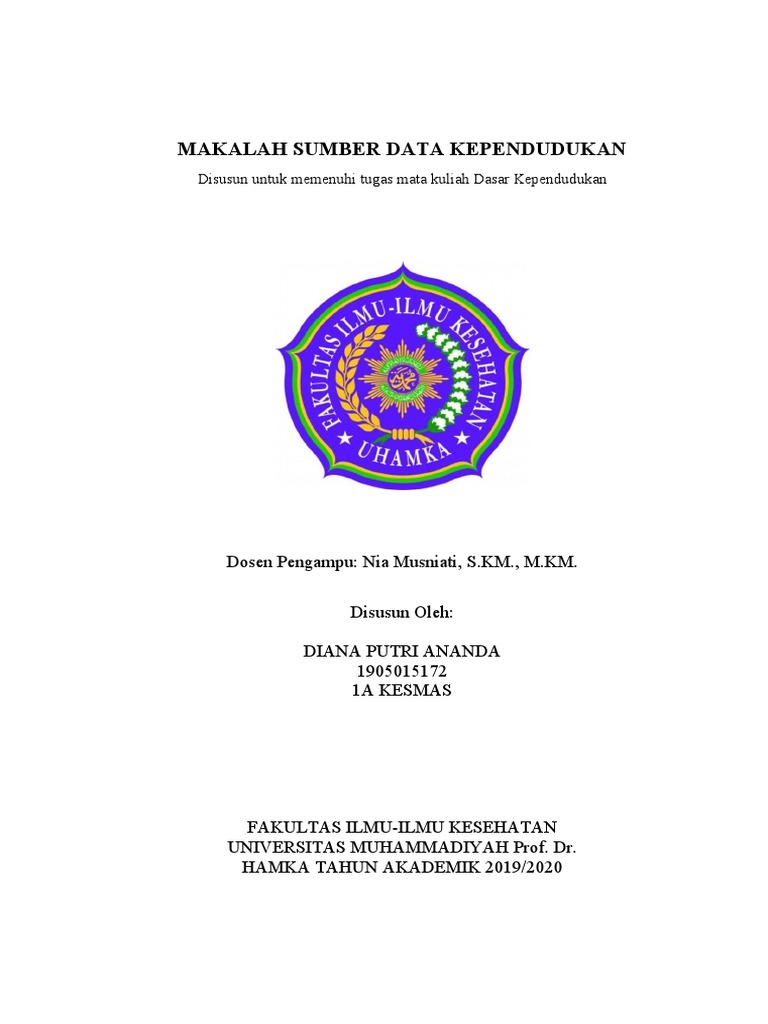 Sumber Data Kependudukan RI | PDF | Pengembangan Diri