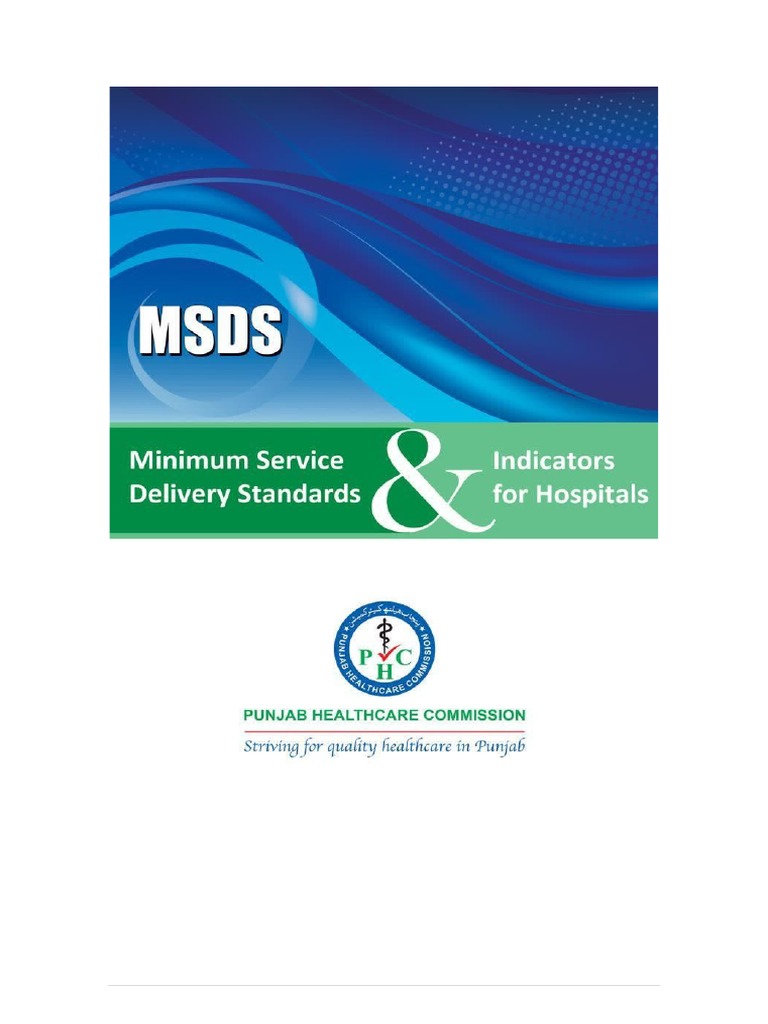 MSDS and Indicators for Hospitals 2012 | PDF | Anesthesia | Blood ...