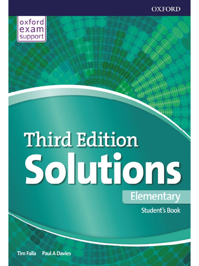 Solutions Elementary 3rd Ed-Student's Book PDF | PDF