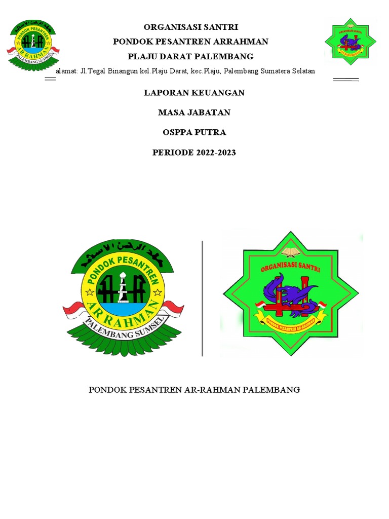 LPJ Akhir Organisasi | PDF