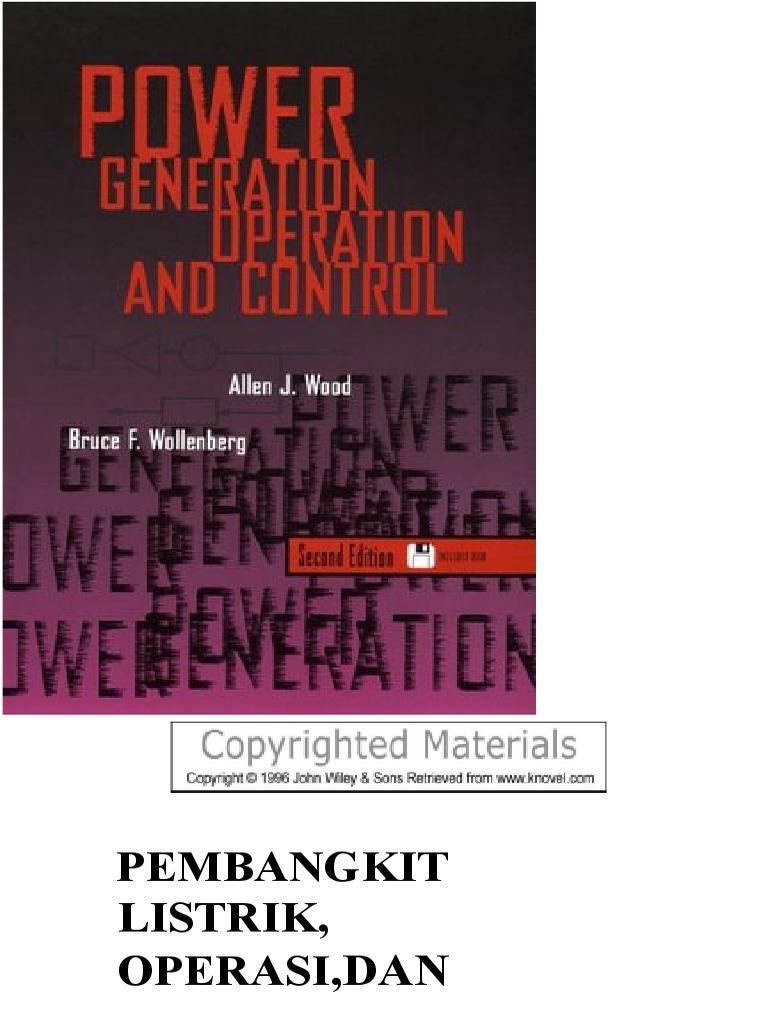Salinan Terjemahan Power-Generation-Operation-Control-Allen-Wood PDF | PDF