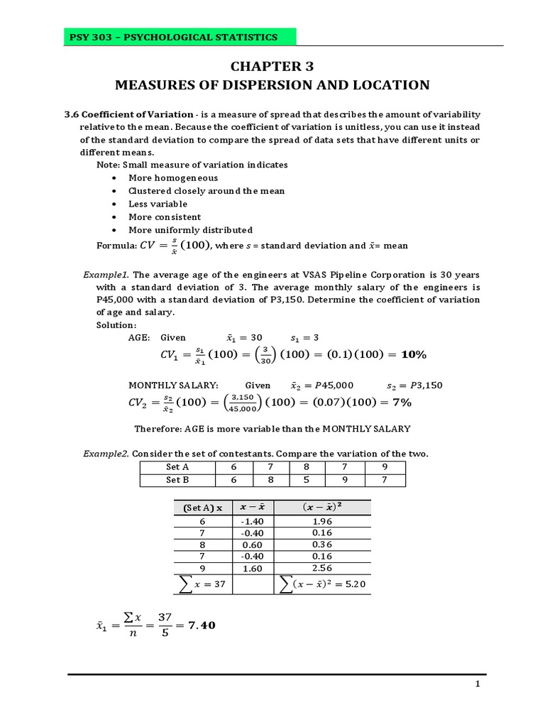 Chapter 3 PDF | PDF | Skewness | Probability Theory