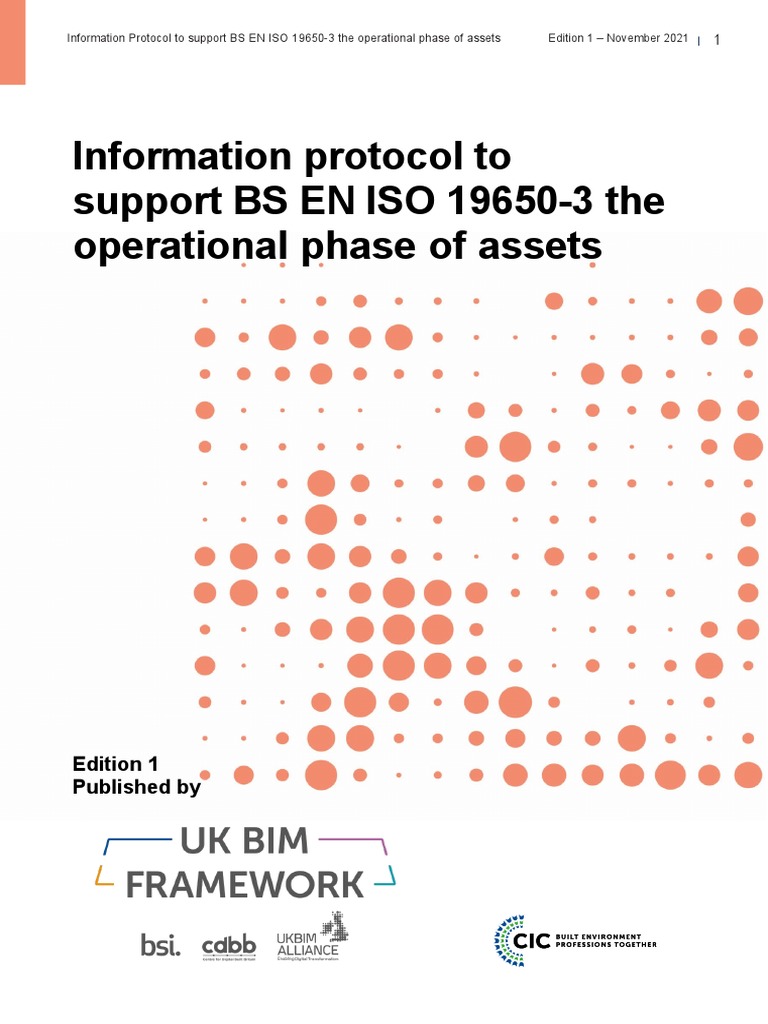 Information Protocol Template To Support BS EN ISO 19650 3 | PDF ...