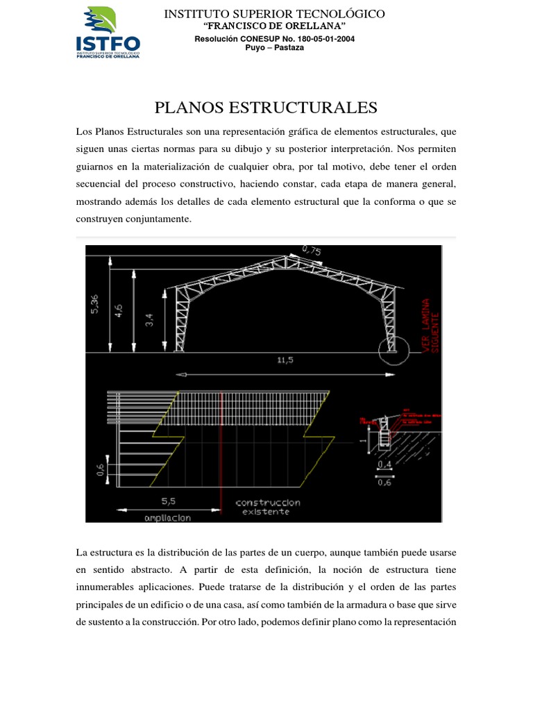 Planos Estructurales | PDF | Ingeniero civil