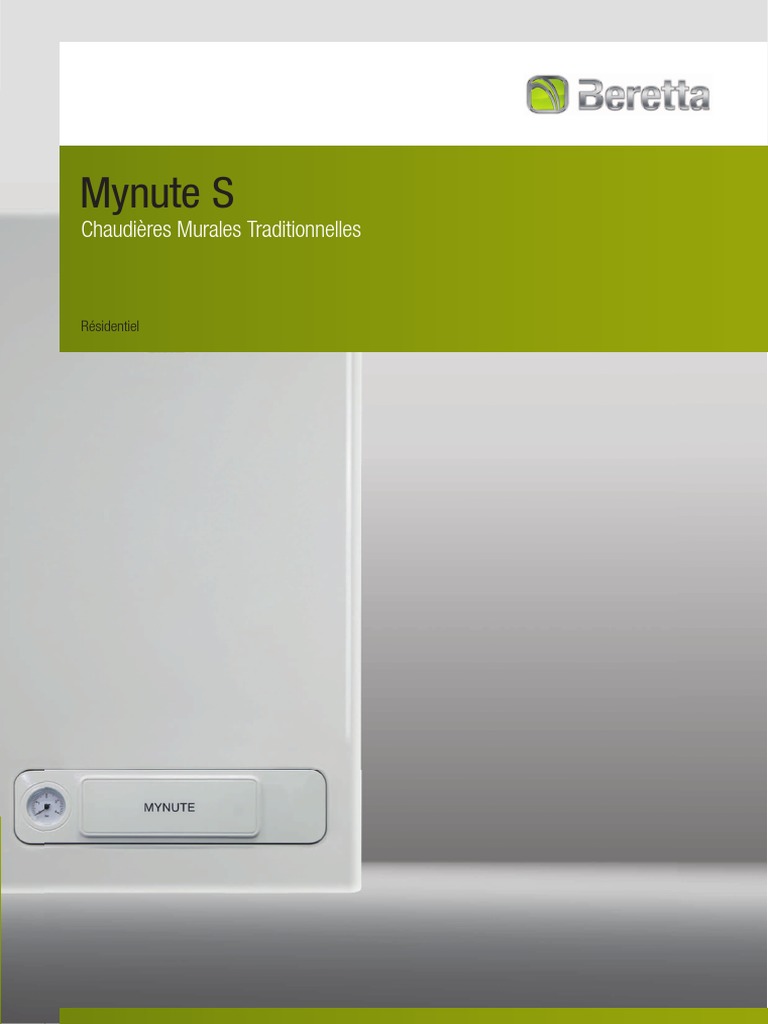 Beretta Mynute PDF | PDF | Chaudière | Chaleur