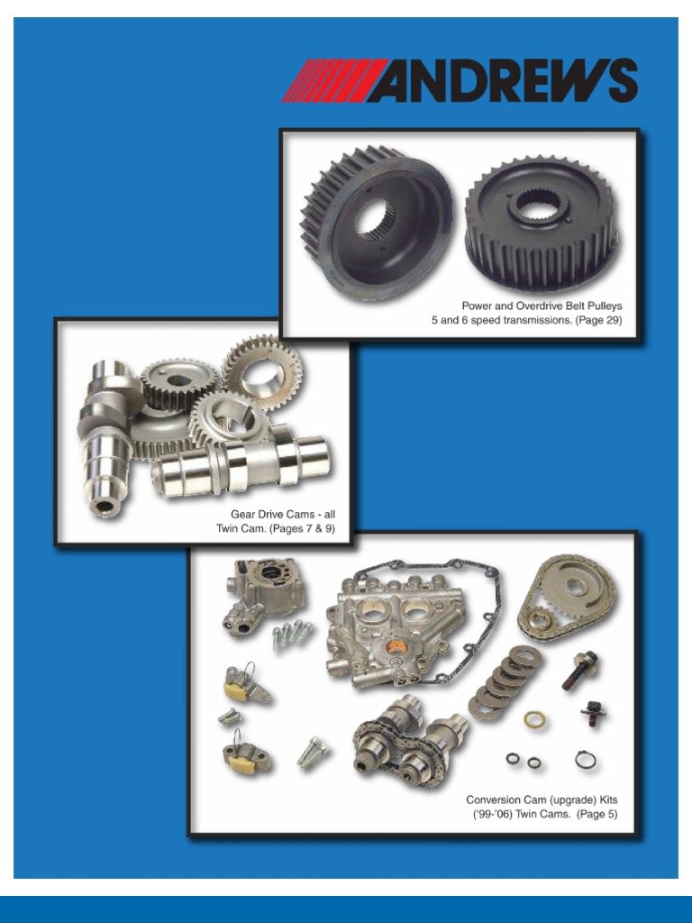 Andrews Catalog Motorcycle | PDF | Transmission (Mechanics) | Vehicle Parts