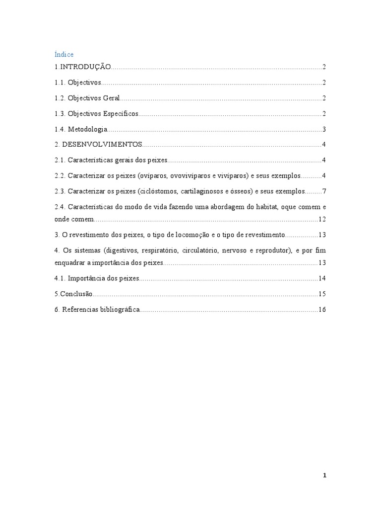 PEIXE | PDF | Peixes | Vertebrados