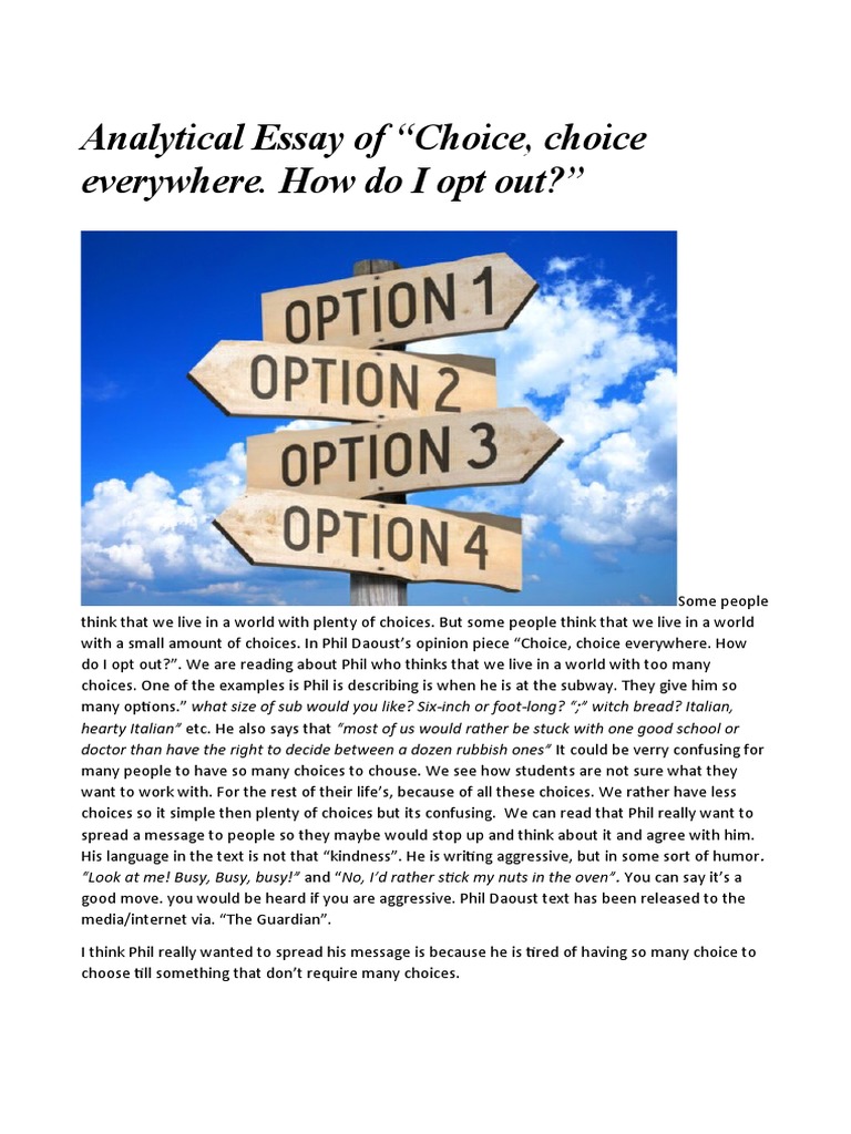 Navigating Choice Overload | PDF