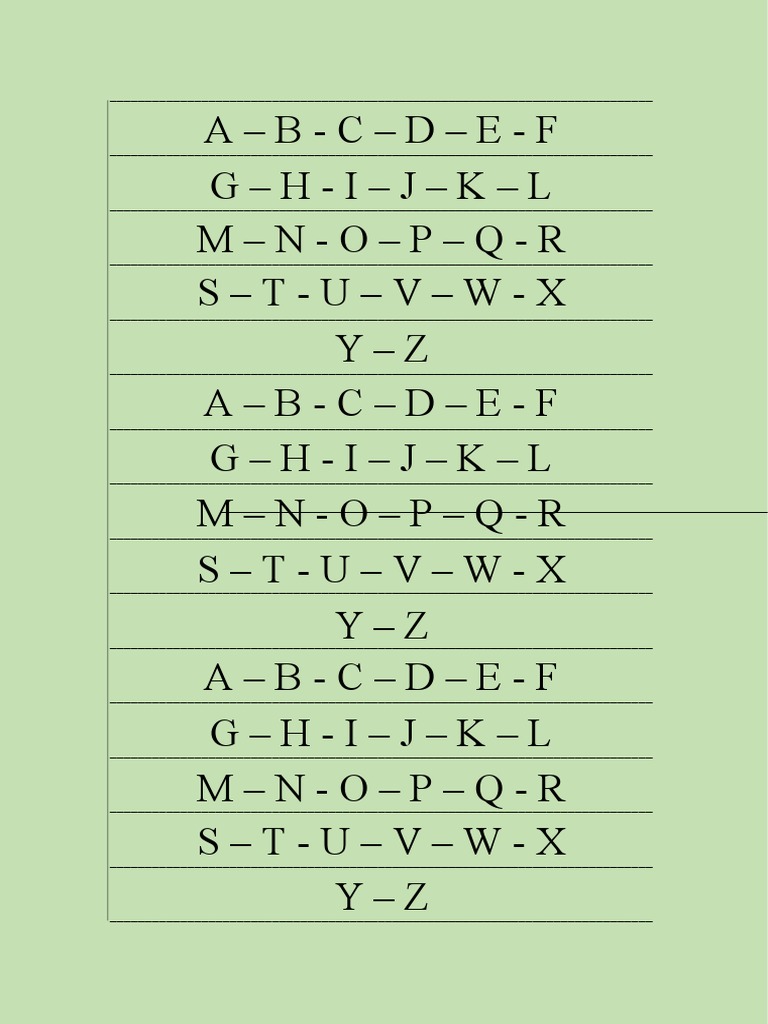 Letra Punteada | PDF
