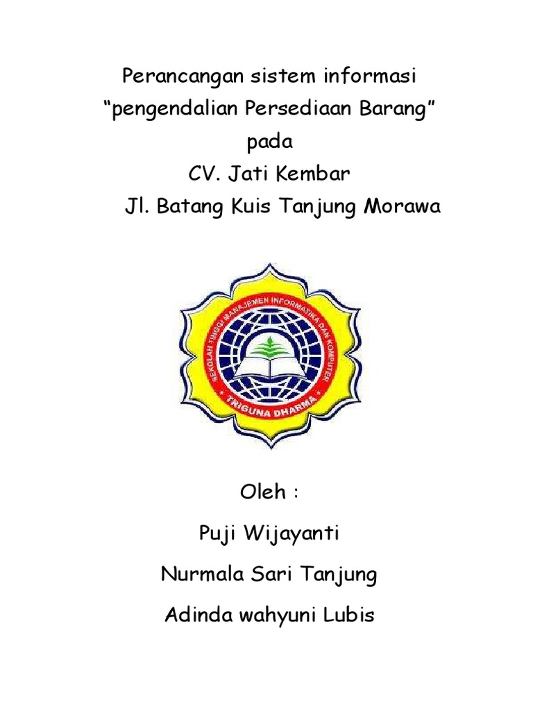 Contoh Perancangan Sistem | PDF