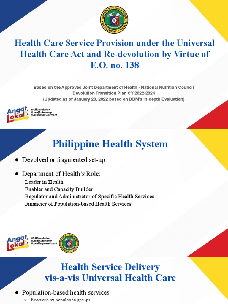 (DTP) Approved Joint DOH-NNC Devolution Transition Plan - March 24 ...