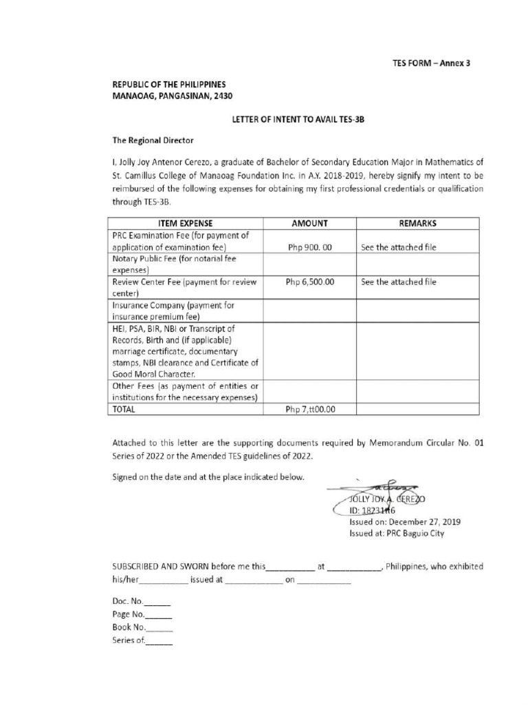 Tes Form | PDF | Finance & Money Management | Law