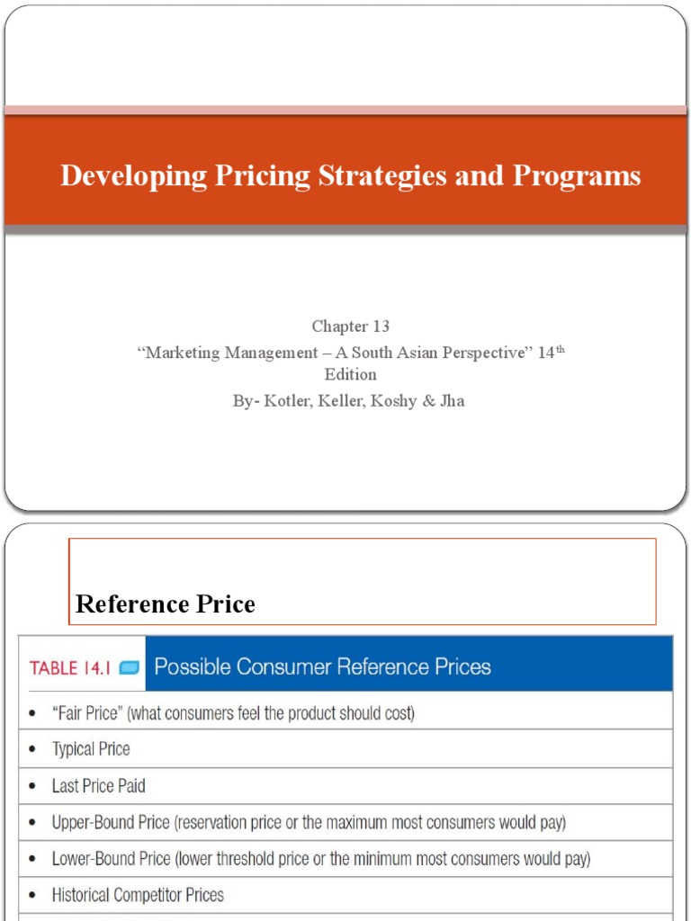 CH 13 Developing Pricing Strategies and Programs | PDF