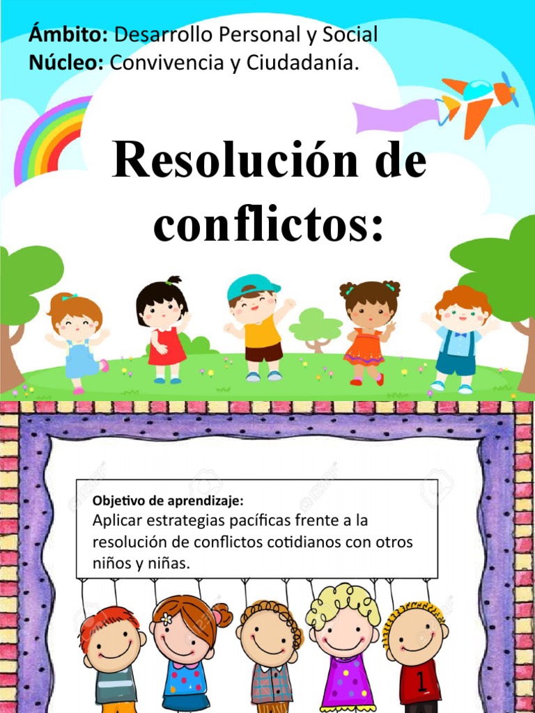 Estrategias de Resolución de Conflictos para Niños | PDF | Juegos y ...
