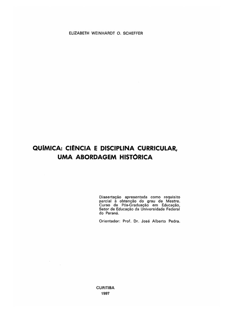 curriculo- ELIZABETH WEINHARDT O SCHEFFER | PDF | Antigo Egito | Metalurgia