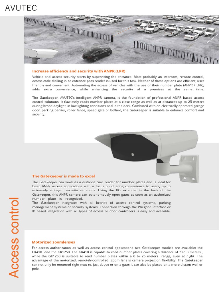 AVUTEC Kontrola Dostepu Eng Smart-I 12.042021 | PDF | Access Control | Point Of Sale