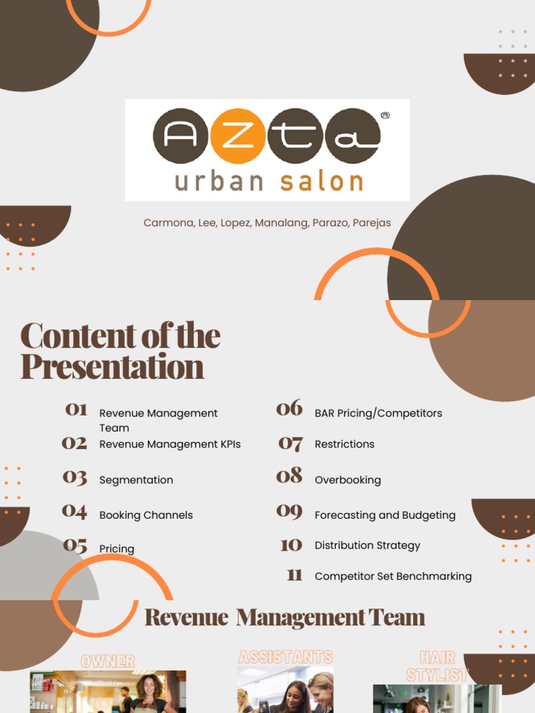 Azta Urban Salon PDF | PDF | Pricing | Market Segmentation