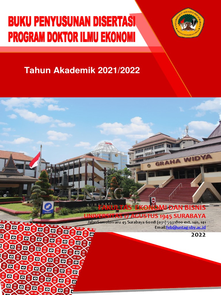 Pedoman Penulisan Disertasi | PDF