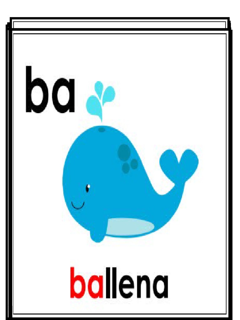 Silabas Con Dibujos | PDF