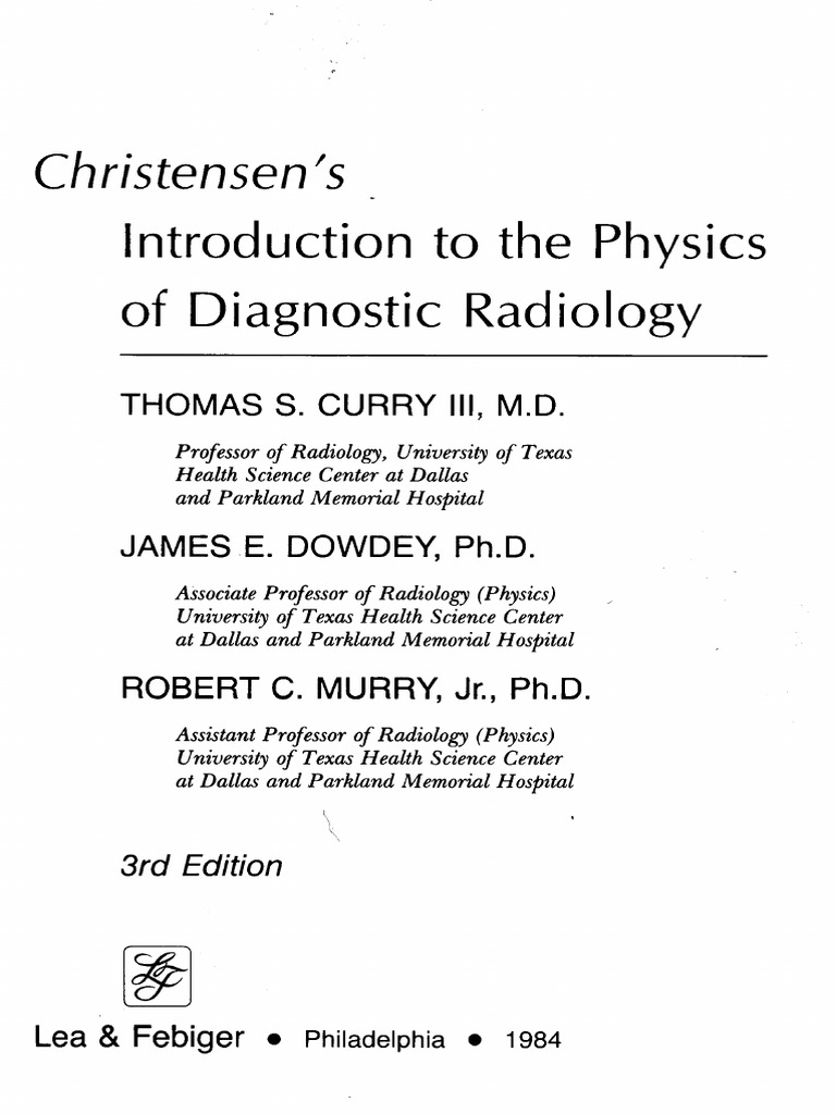 Christensen chpt-12 PDF | PDF | Radiography | Shadow