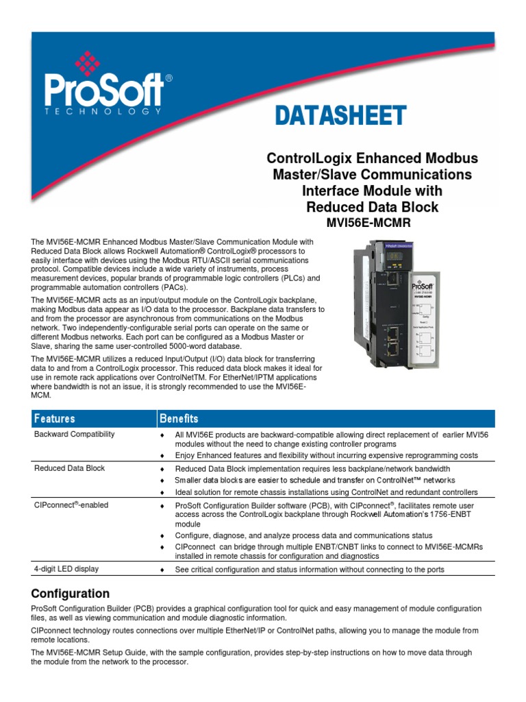 ESPEC MVI56E MCMR Modbus | PDF | Computer Network | Programmable Logic Controller