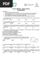 Torneo LIMATEJ 2026 - Secundaria | PDF