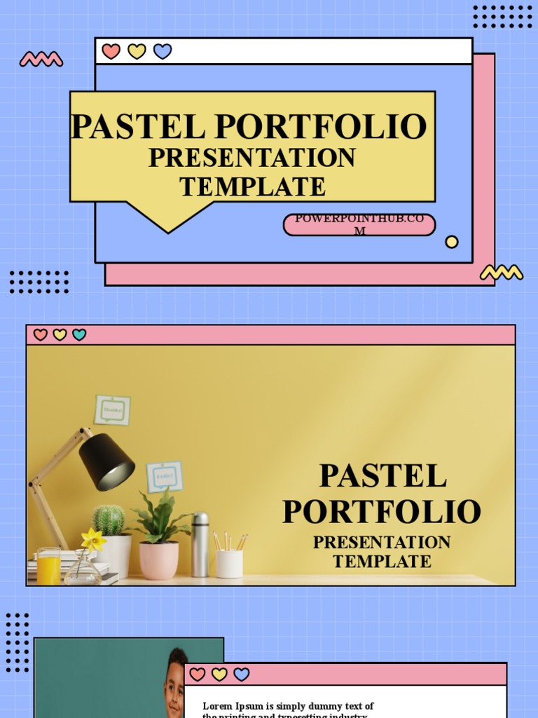 Pastel Portfolio Presentation Template | PDF | Publishing ...