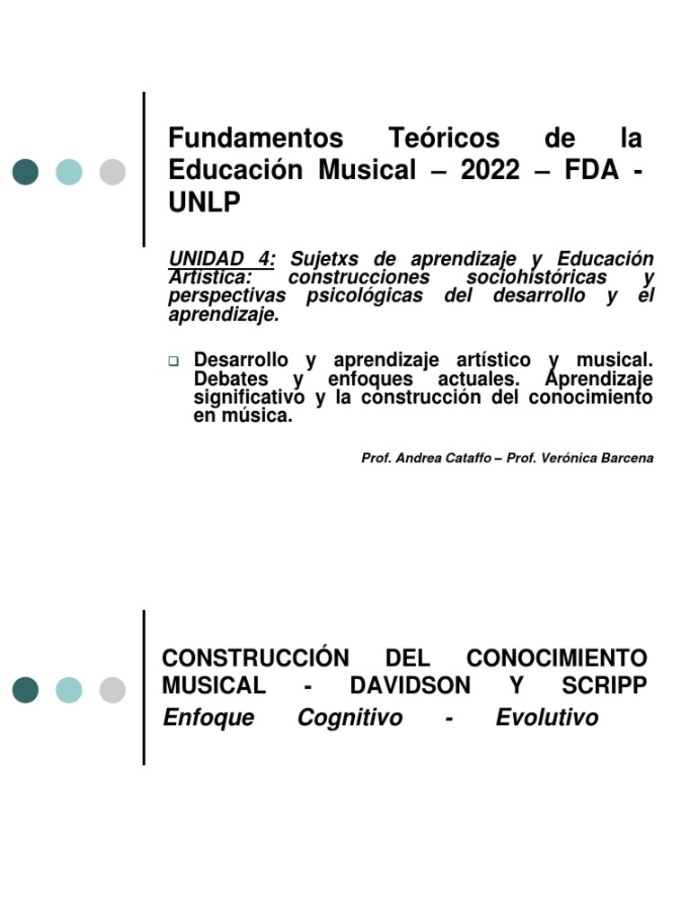 Tercera Parte DT 4 - 3 - Marcos Explicativos... Davidson - Scripp ...