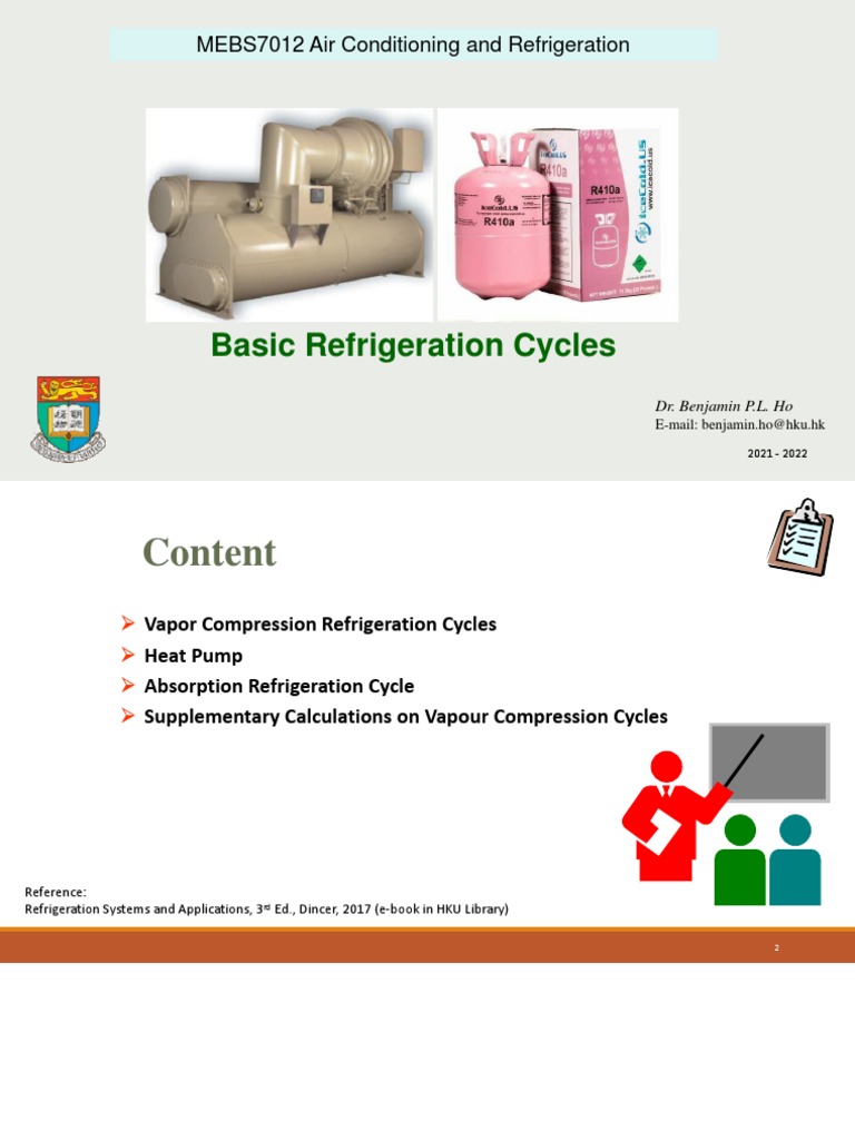 10 Basic Refrigeration Cycles (2021-22) PDF | PDF
