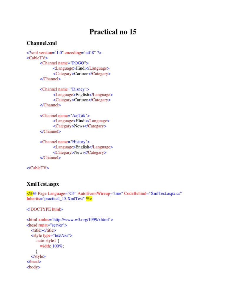 XML Channel Categorization Guide | PDF | Persistence | Information Technology Management