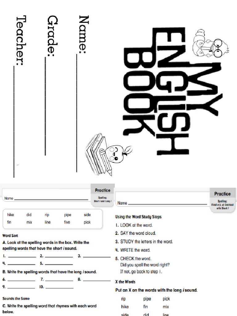 Cuadernillo de Ingles 2do. | PDF