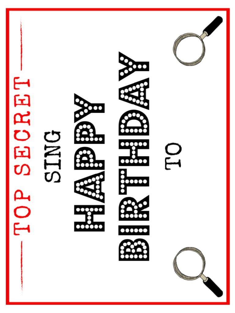 Spy Party Missions Printable | PDF