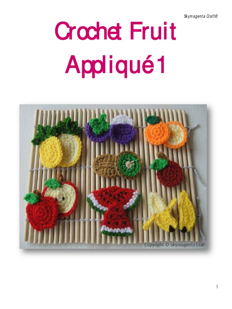 Apliques 2 | PDF | Crochet | Weaving